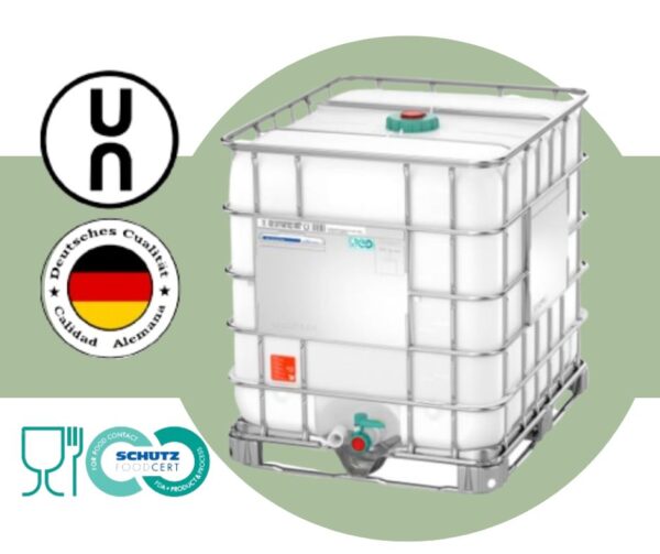 ESTANQUE IBC ECOBULK MX 1000 UN FOODCERT | Multienvases Online
